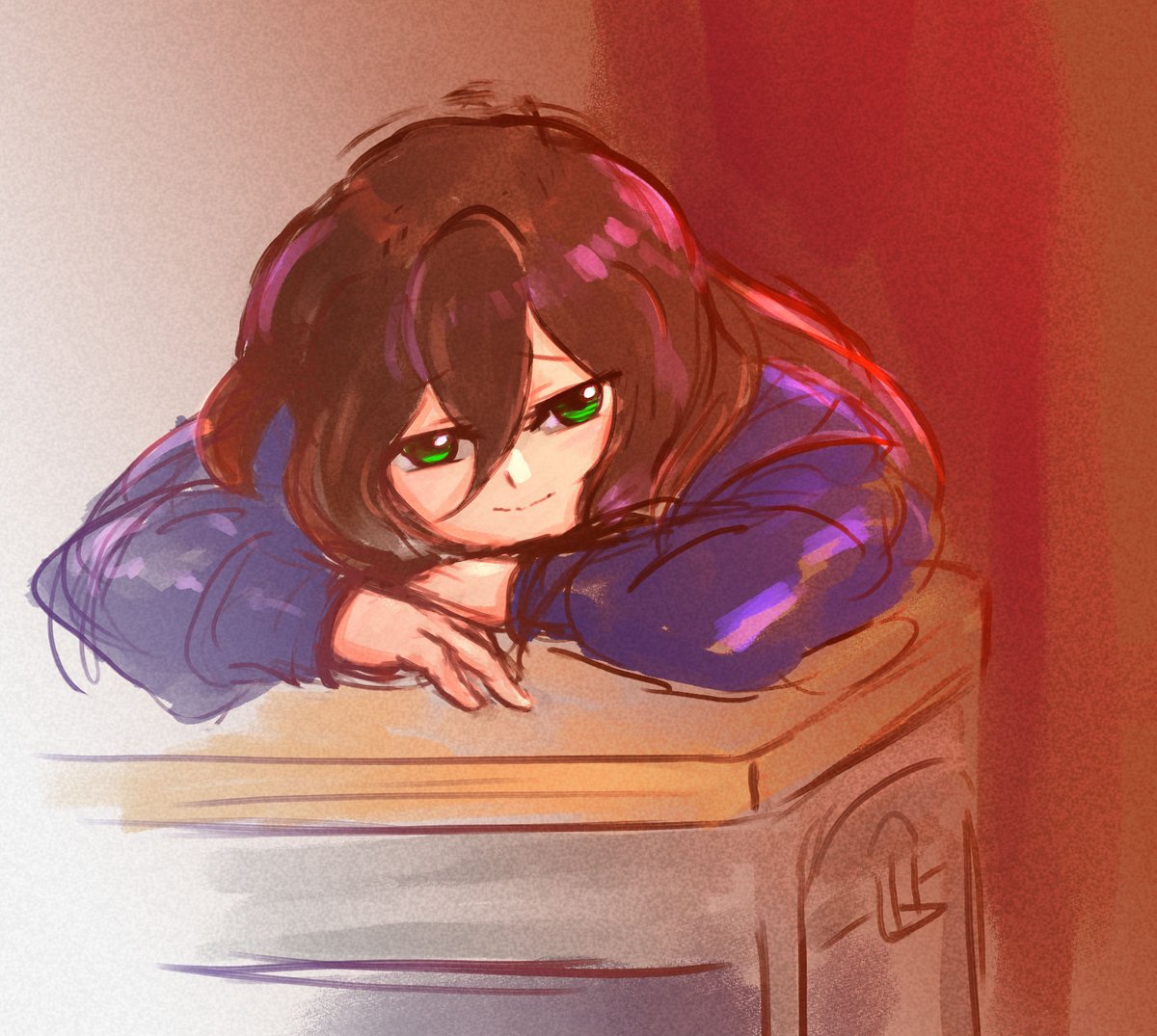 Daily Rockman on Twitter: "RT @ldekol: うしろの席の子 #ロックマンXDiVE #ロックマンXDiVE芸術の秋"