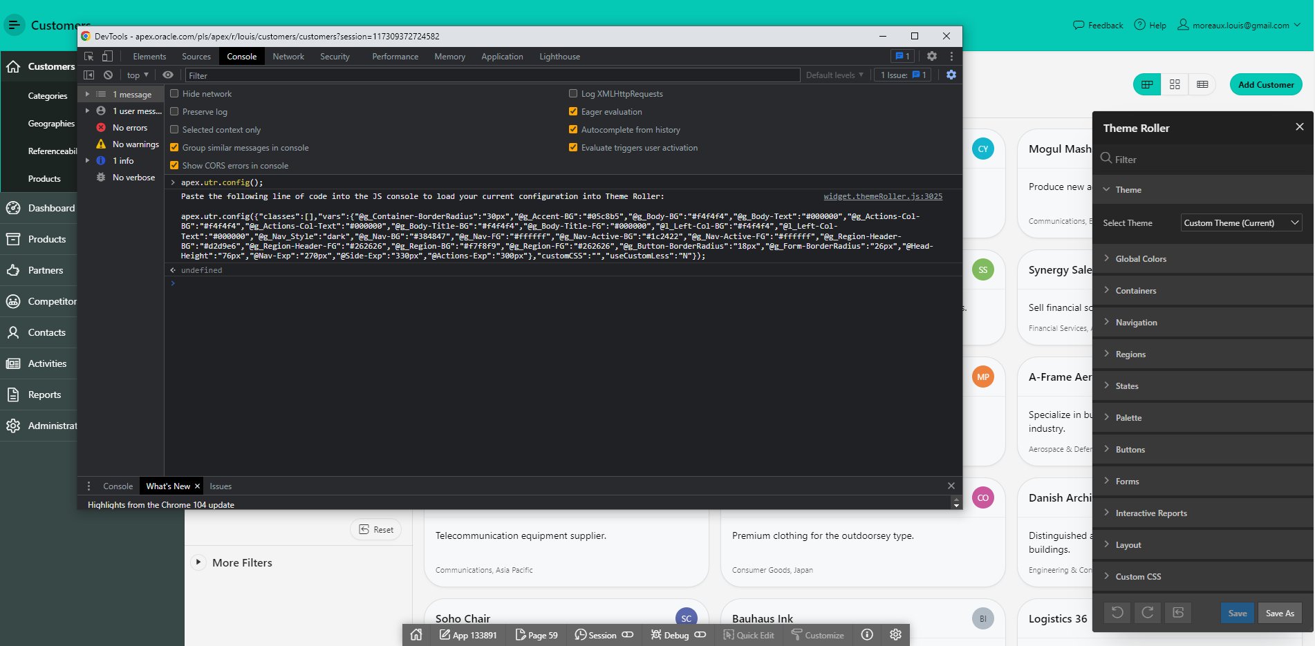 Louis Moreaux on Twitter: "Monday's tip for Oracle APEX: Did you know that there is a JavaScript ...