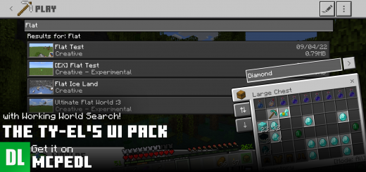 MCPEDL on Twitter: "The Ty-el's UI Pack - Resource Pack - https://t.co/bcwZDcym21 - By @tlgm2308 ...