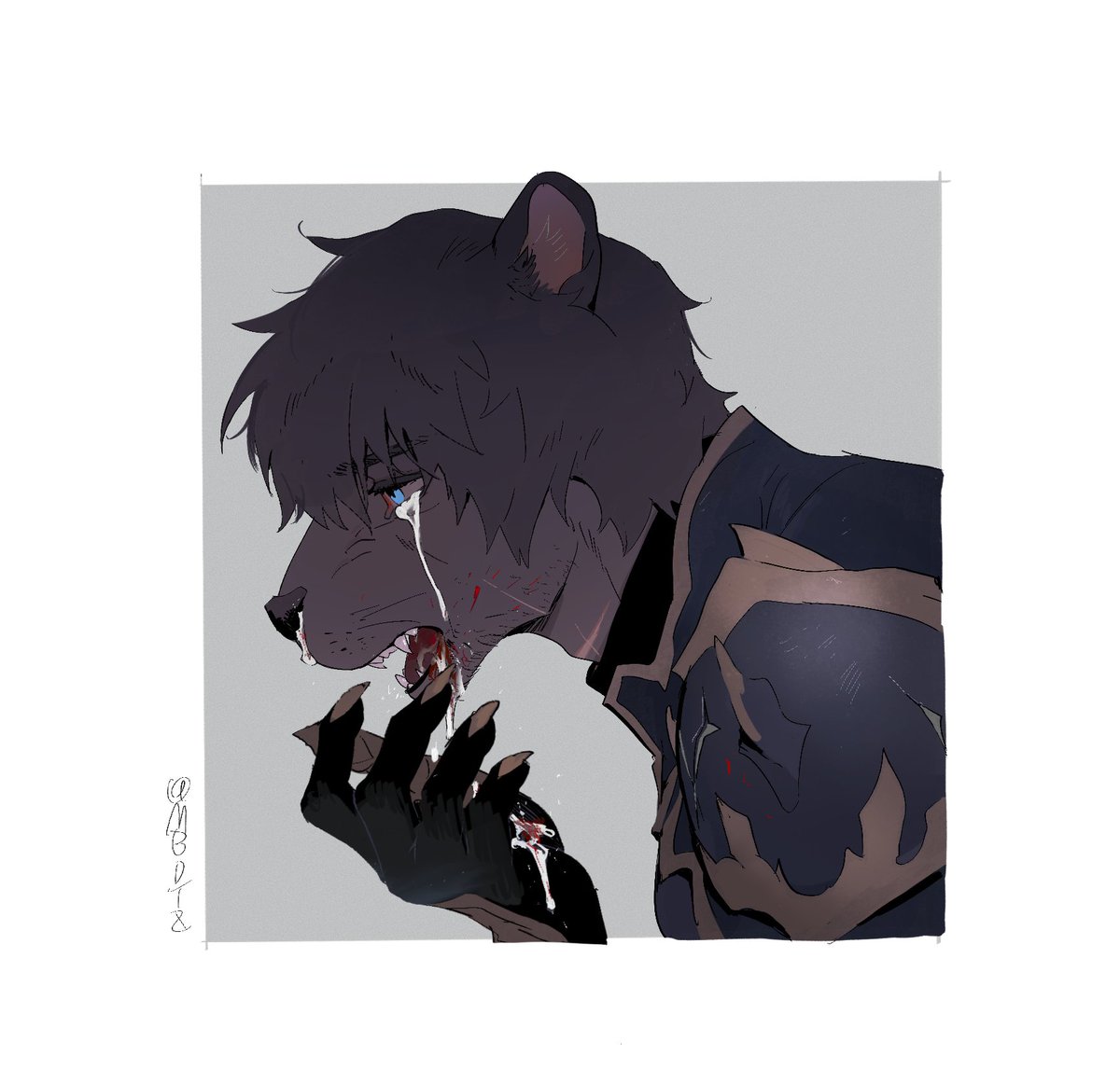 FF14「#FF14 Furry Meteor......? 」|奶绿mbdtzのイラスト