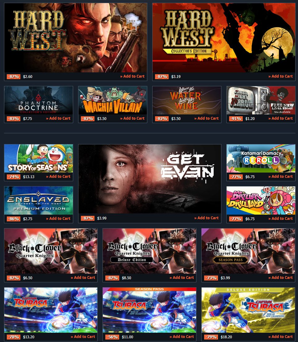 Wario64 on Twitter: "Gamesplanet weekly deals https://bit.ly/2PT6gsR #ad"