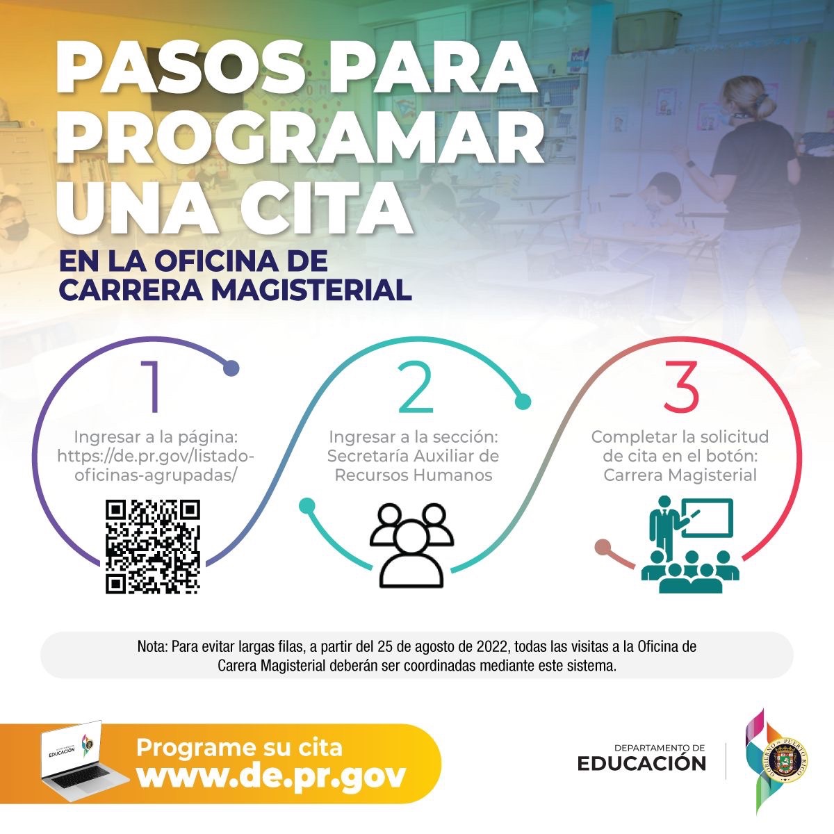 Dpto. de Educación on Twitter: "Conoce los pasos a seguir para programar una cita en la Oficina ...