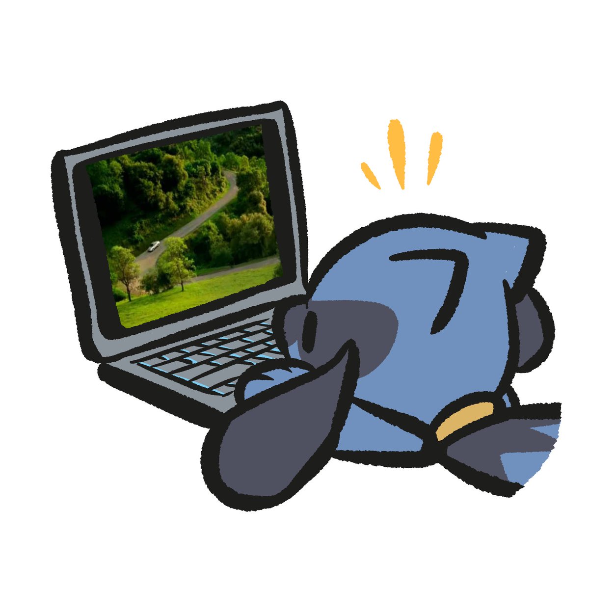 「Riolu's been good, he gets video time 」|Advosのイラスト