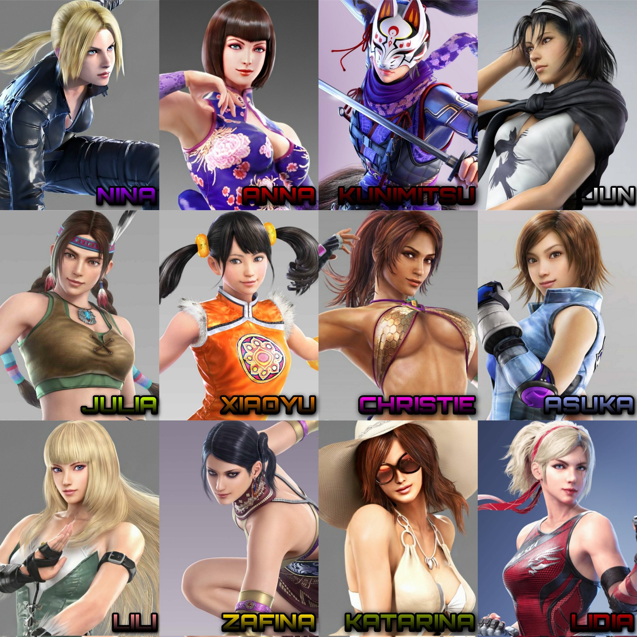 Tekken Characters Female