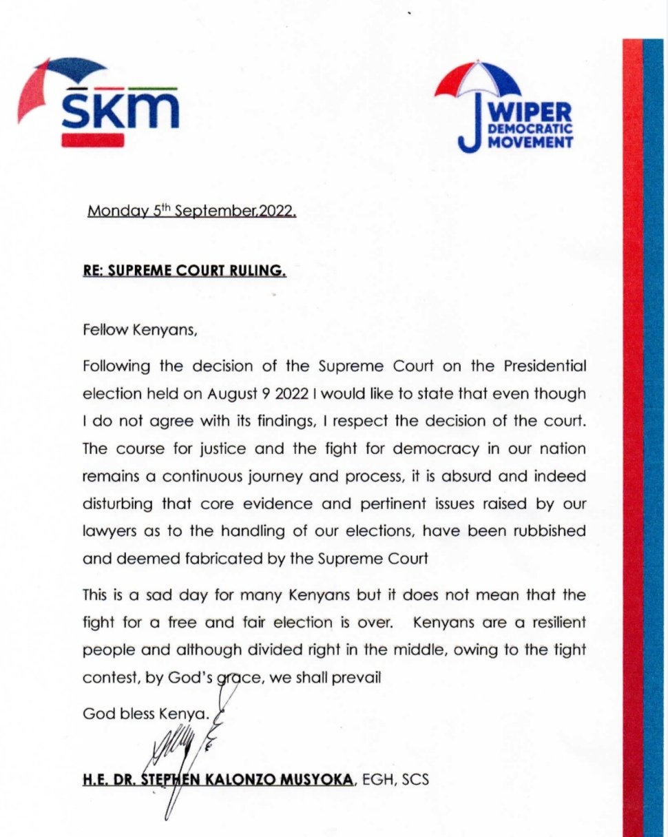 Kalonzo Musyoka On Twitter I Respect The Decision Of The Court The kalonzo-musyoka-on-twitter-i-respect-the-decision-of-the-court-the
