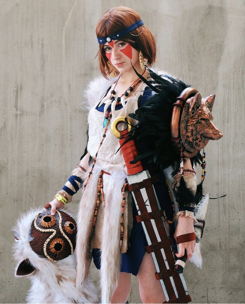 Princess Mononoke Wolf Cosplay