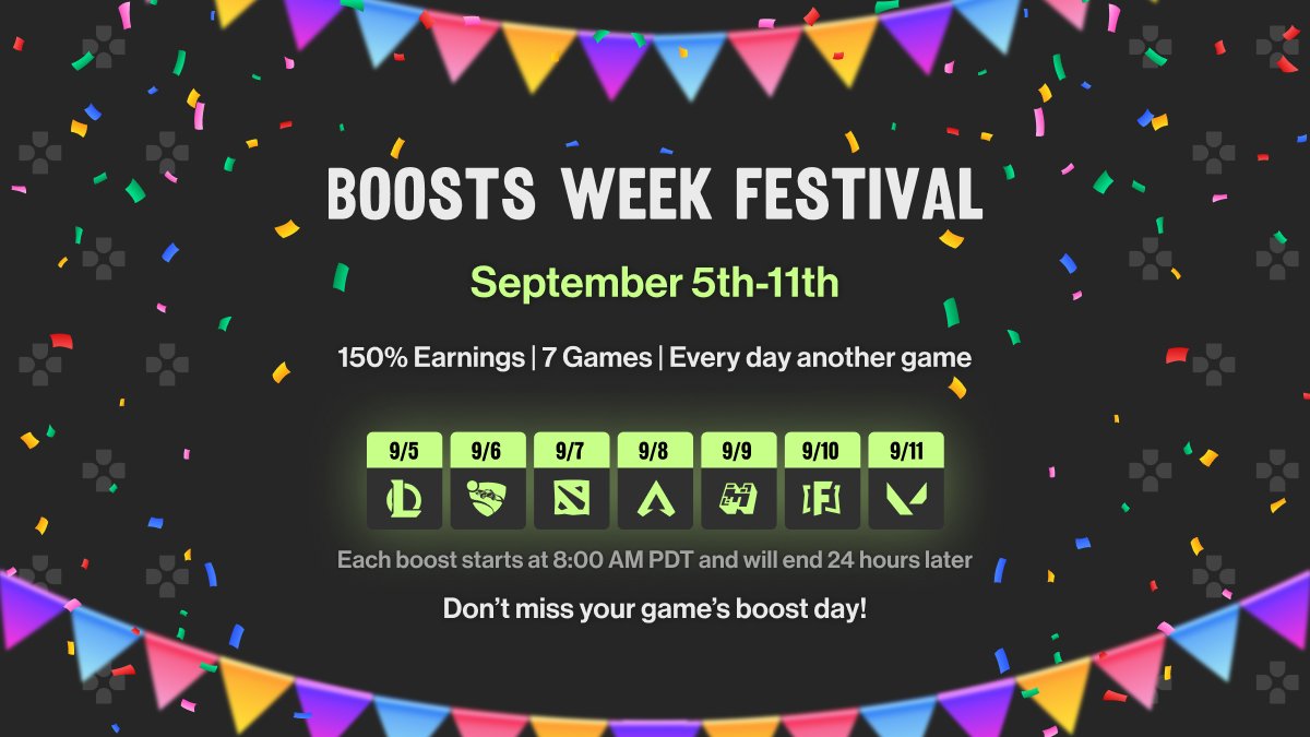 Buff.game on Twitter: "Buffers, the 50% Earnings celebration is finally here! 🥳 Which day are ...
