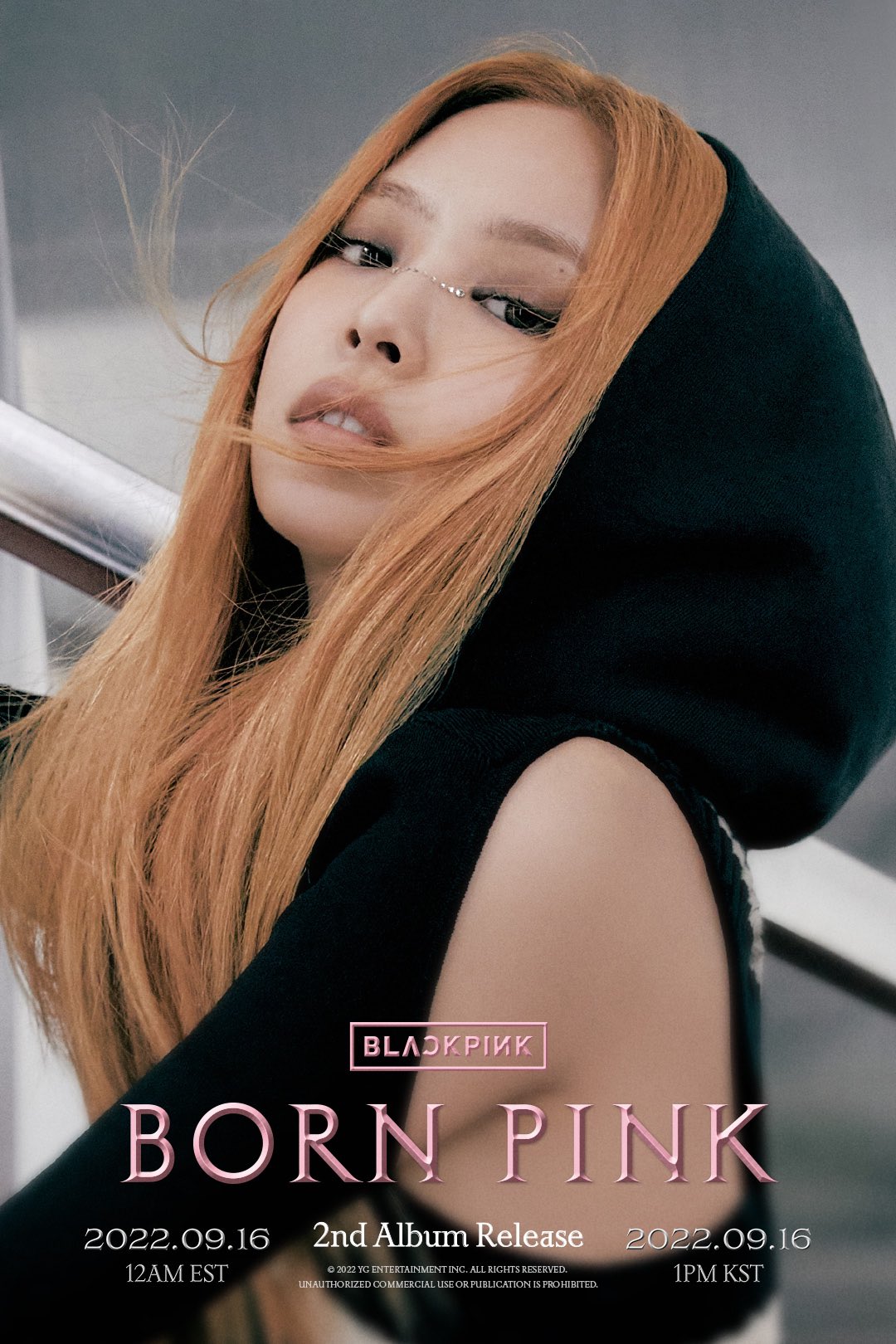 Pop Base on Twitter: "BLACKPINK’s JENNIE stuns for her individual ‘BORN PINK’ concept poster ...