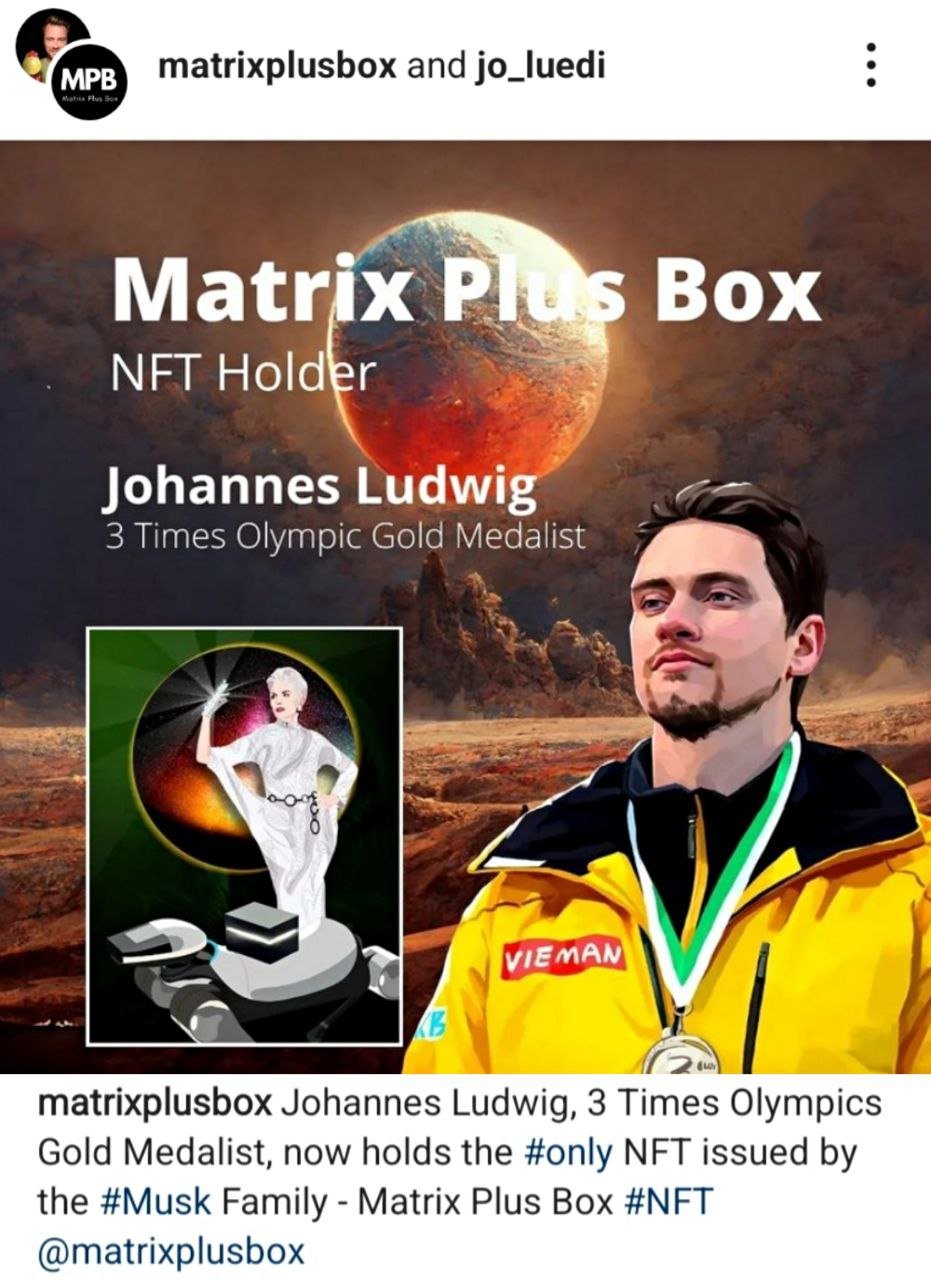 Matrix Plus Box (MPB) on Twitter: "Johannes Ludwig, 3 Times Olympics Gold Medalist, now holds ...