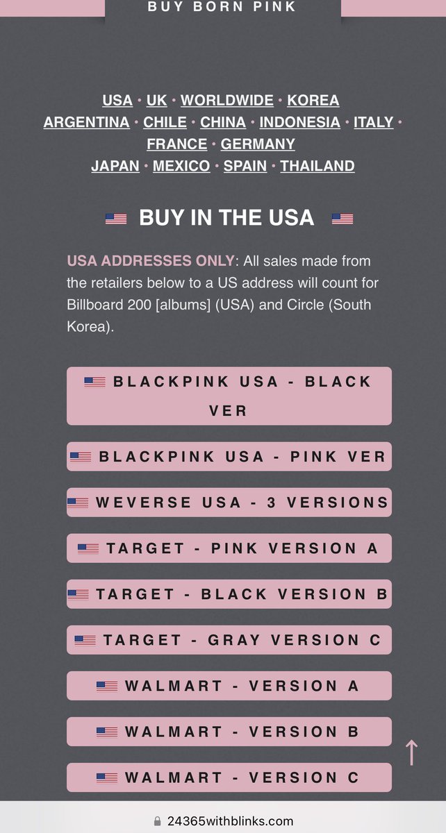 BLACKPINK Charts on Twitter: "RT @BBU_BLACKPINK: BLINKS ORDER LOCALLY for the album sales to ...