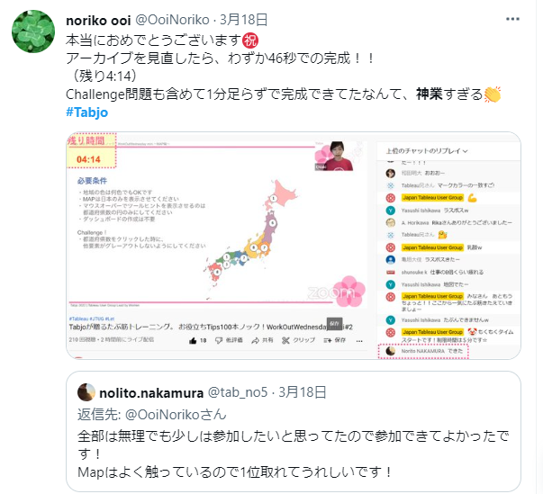 noriko ooi on Twitter: "#DATASaberBridge 師匠に挑戦しつつ、VizつくりまShow! にも挑戦するだなんて、さすがのりとさん！！ Mapの問題出るといい ...
