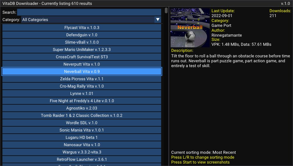 Rinnegatamante on Twitter: "VitaDB Downloader is now available! A comprehensive explanation of ...