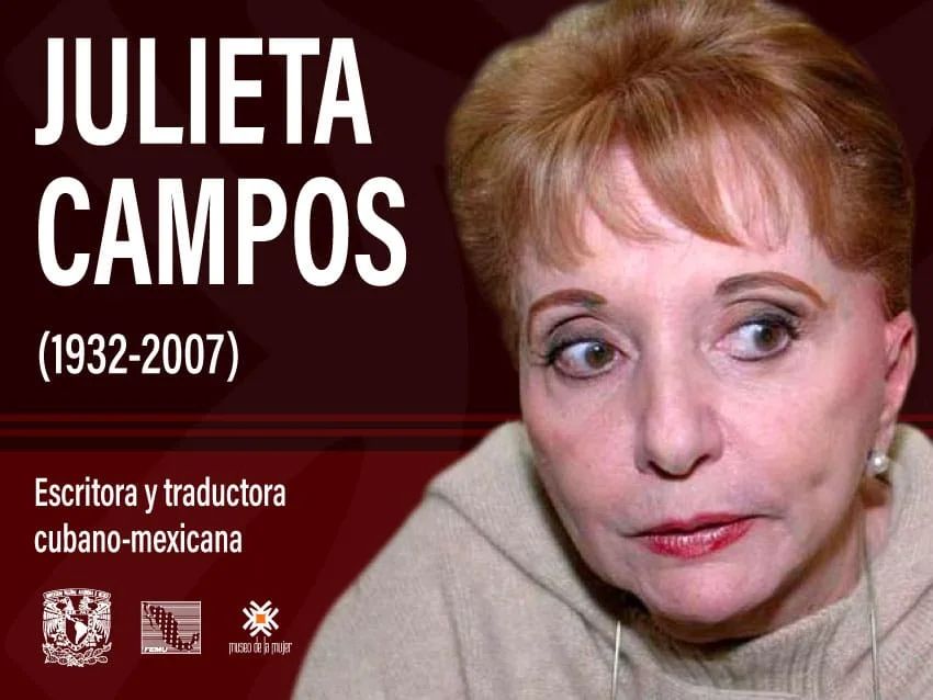 Museo de la Mujer on Twitter: "5 de septiembre de 2007. México 🇲🇽 Falleció Julieta Campos (1932 ...