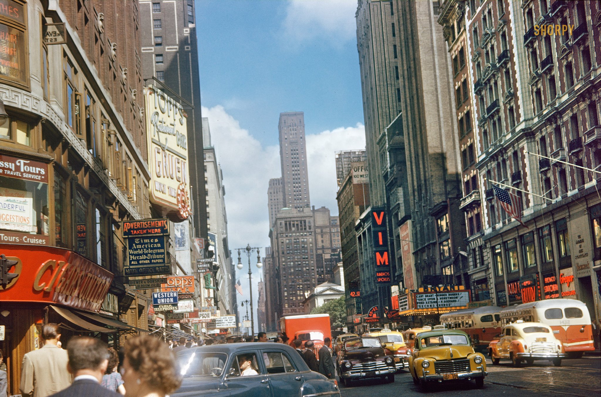 記憶カメラ On Twitter Rt Kodakforever 📸 New York 42nd Street 1949