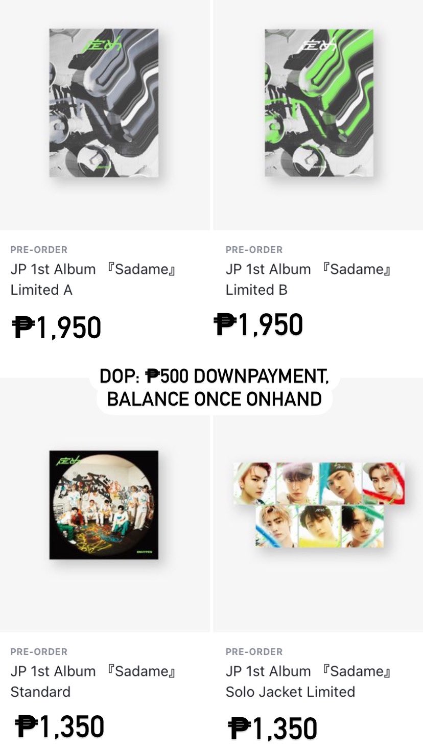 KR-PH Pasabuy 🎀 on Twitter: "PRE-ORDER PH GO ENHYPEN Japan 1st Album SADAME Order form: https ...