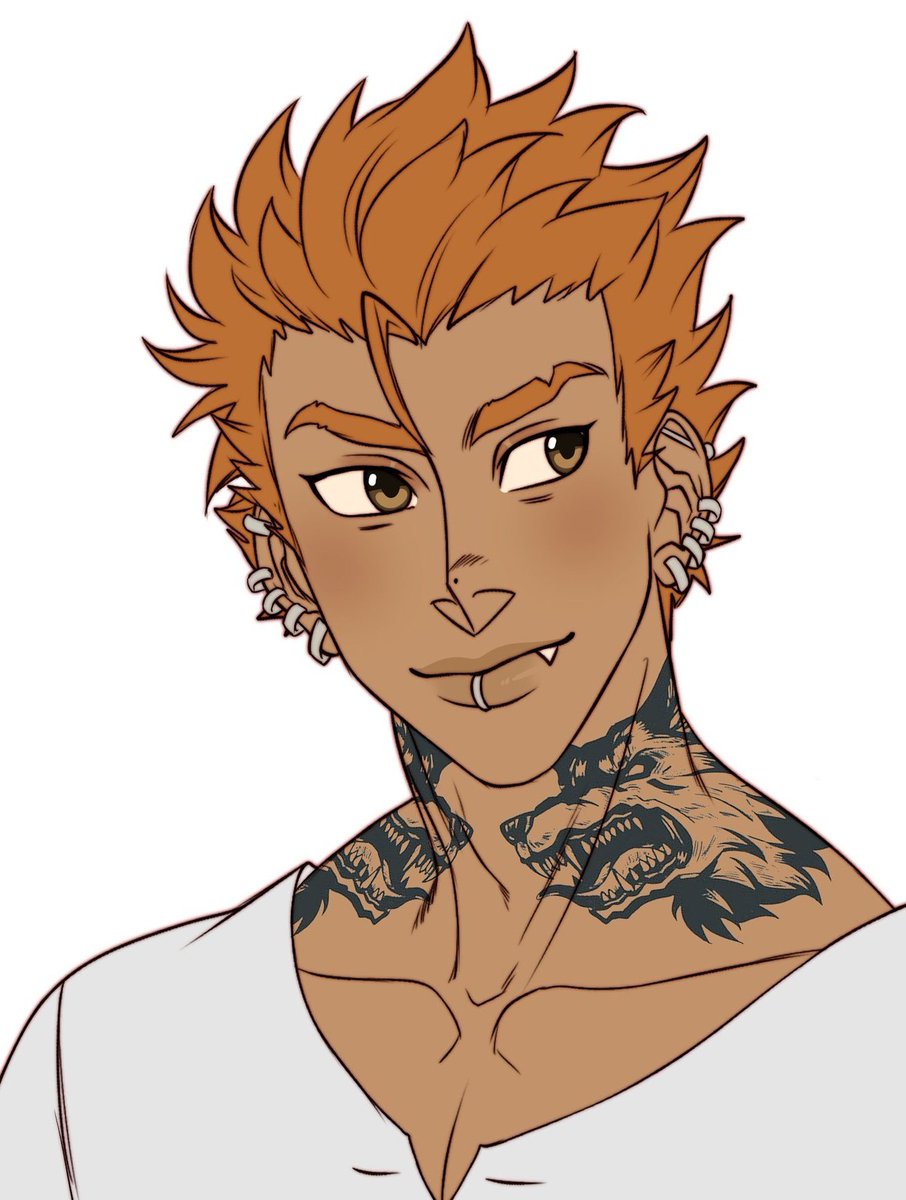 「work is slow today!! 」|🔪ᴄʀʏʙᴀʙʏ🔪 (𝘖𝘕 𝘏𝘐𝘈𝘛𝘜𝘚)のイラスト