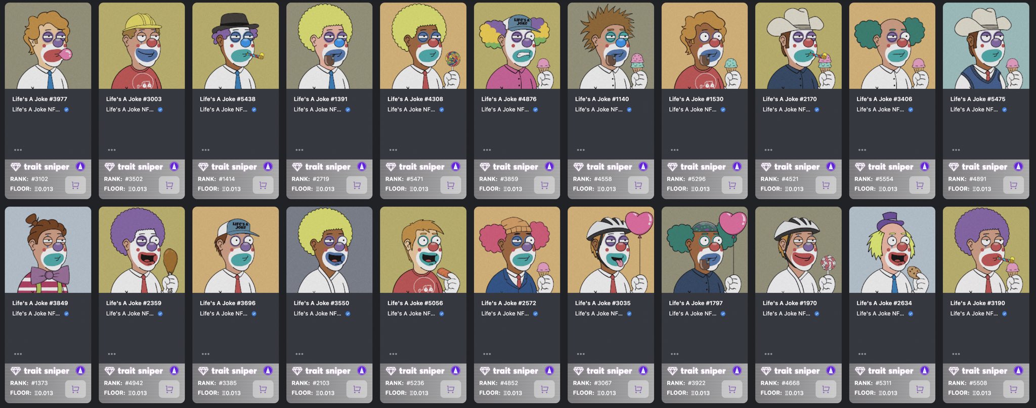 amg_kalle 💩 on Twitter: "@LifesAJoke_NFT I think it’s mine now!!! 🤡🎪🤡 #LifesAJoke #NFT #opensea ...