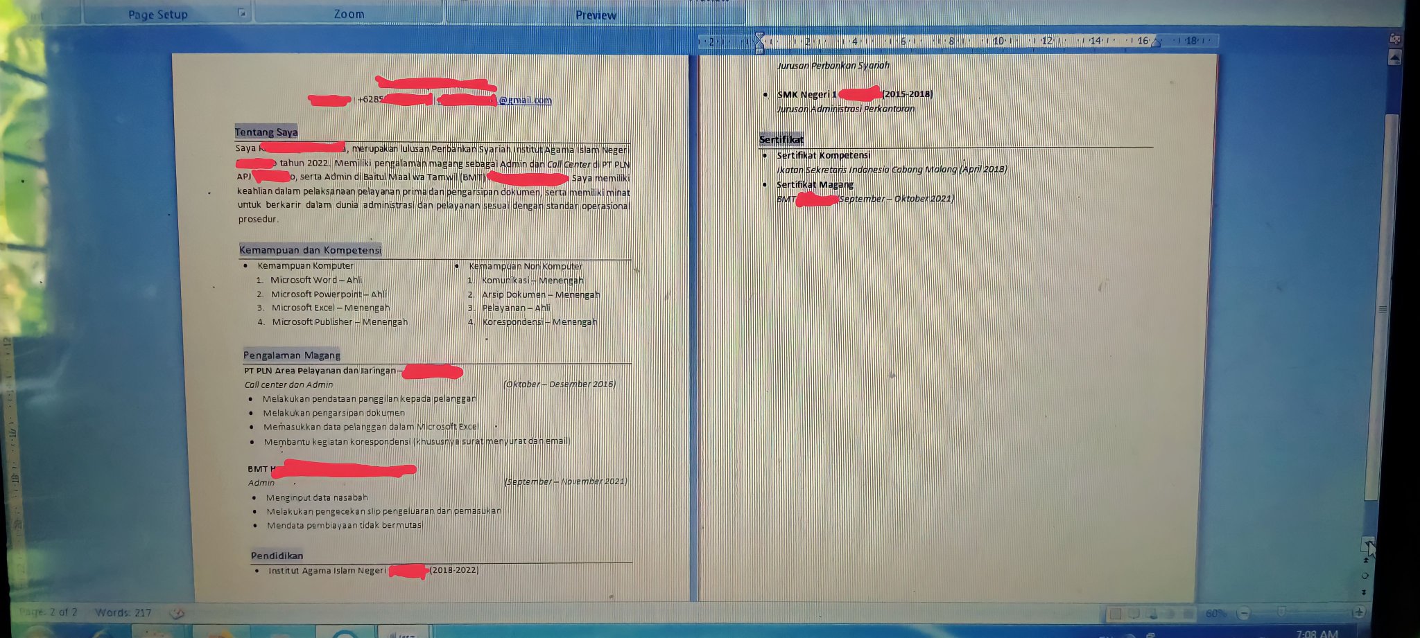 Baca Rules (bit.ly/worksfess) on Twitter: "Work! Guys boleh minta review CV ku nggak? Aku fg mau ...