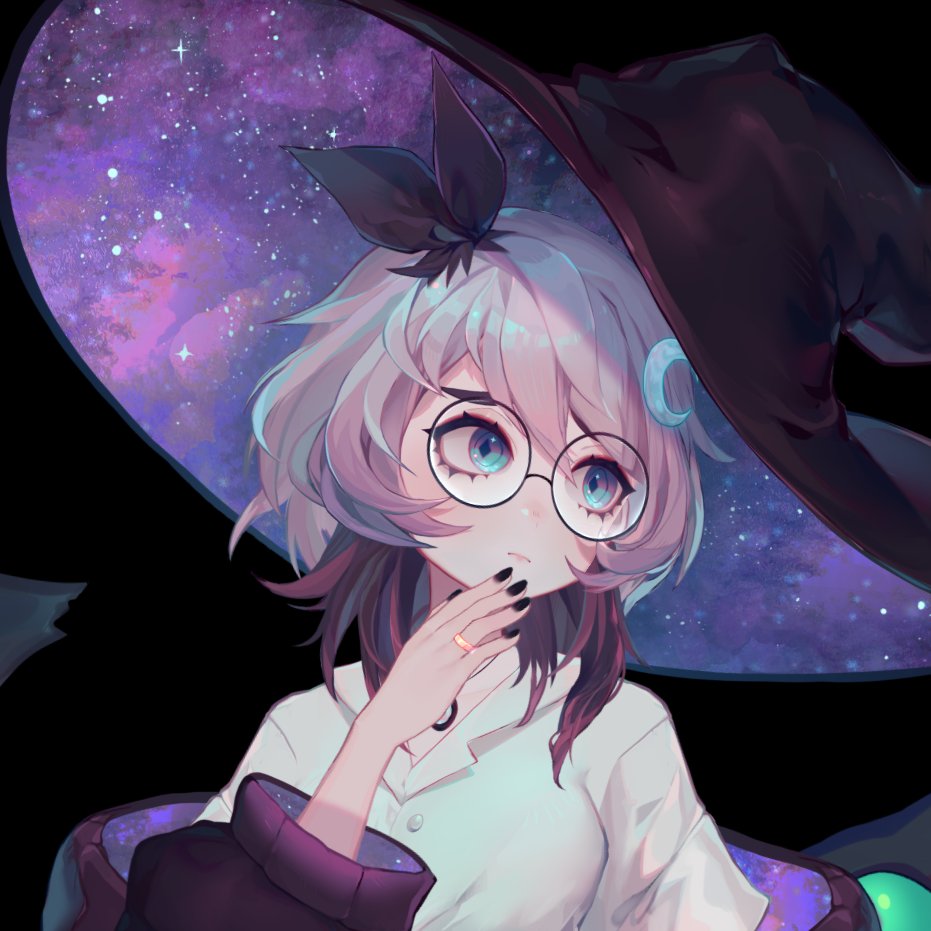 「Local smooth brain Void Witch plays a po」|Alphena 🌌 Void Witch VTuberのイラスト
