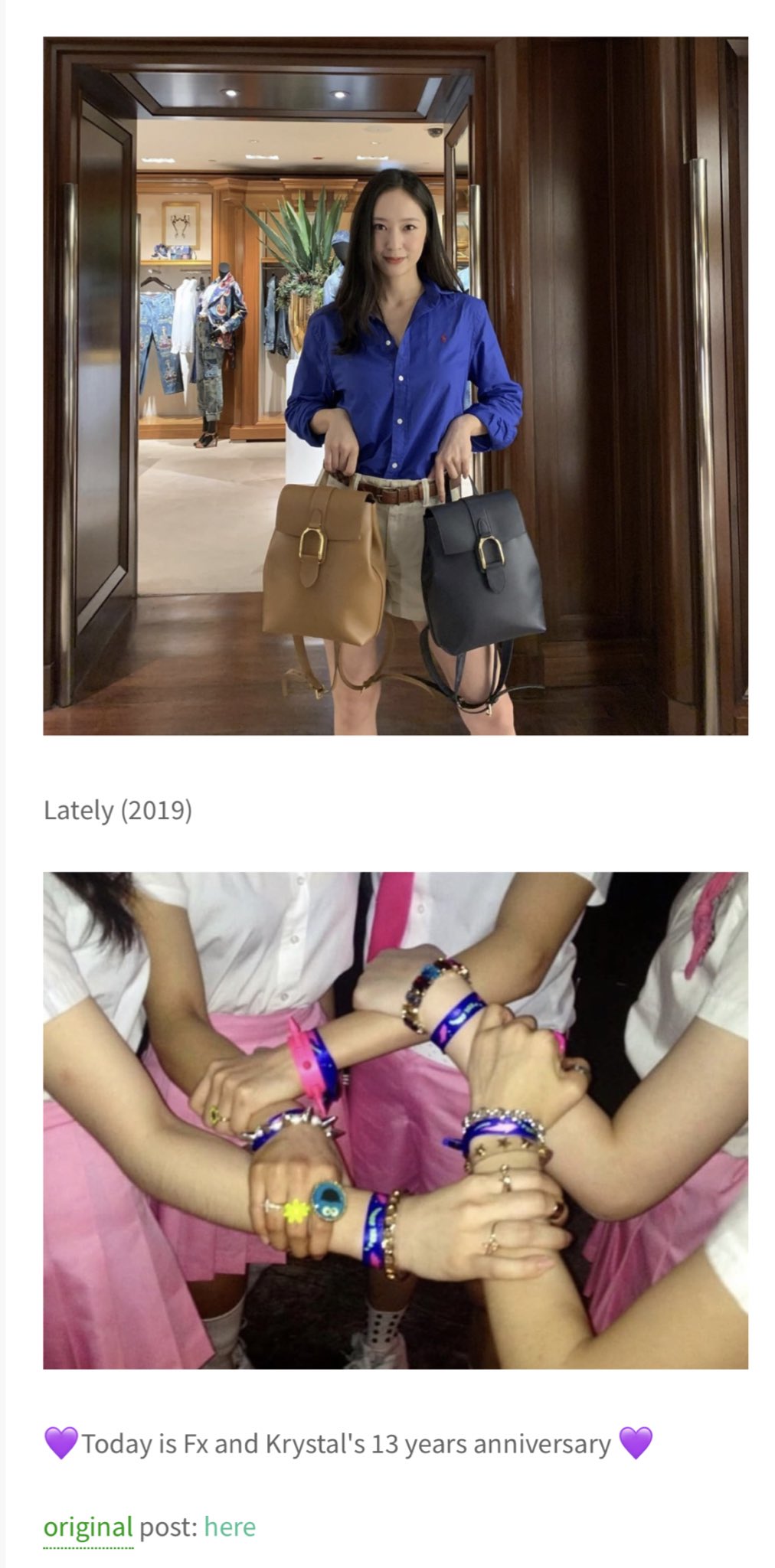 notpannchoa/notpannkpop/notnetizenbuzz on Twitter: "[ notpannchoa ] Knets react to Krystal looks ...