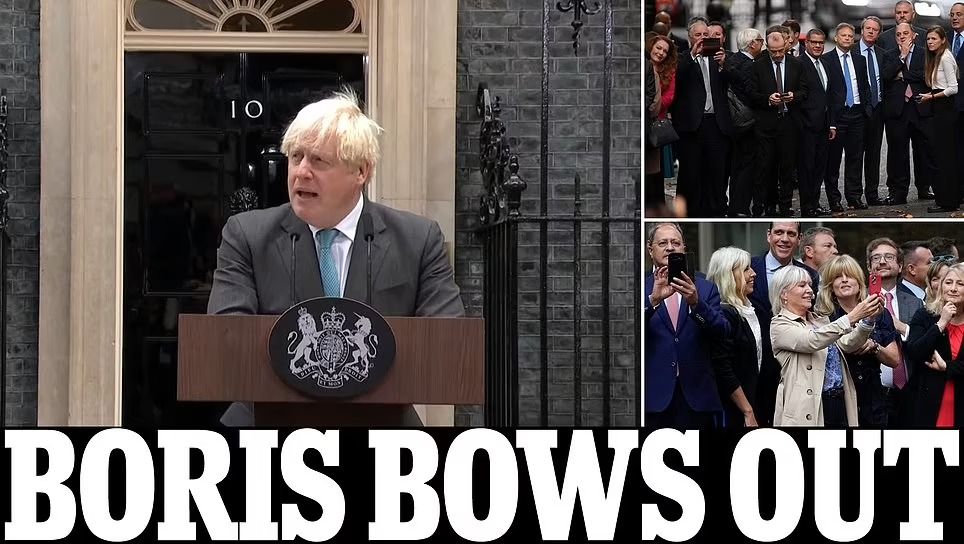 'This is it folks': Boris says he is 'passing the baton' and hails his ...