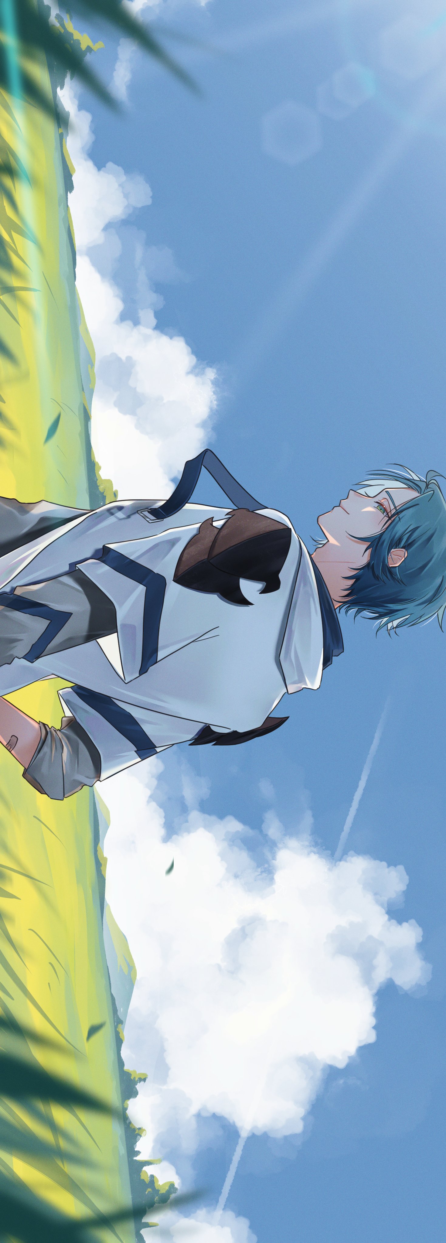 Anime Girl Falling Off A Cliff