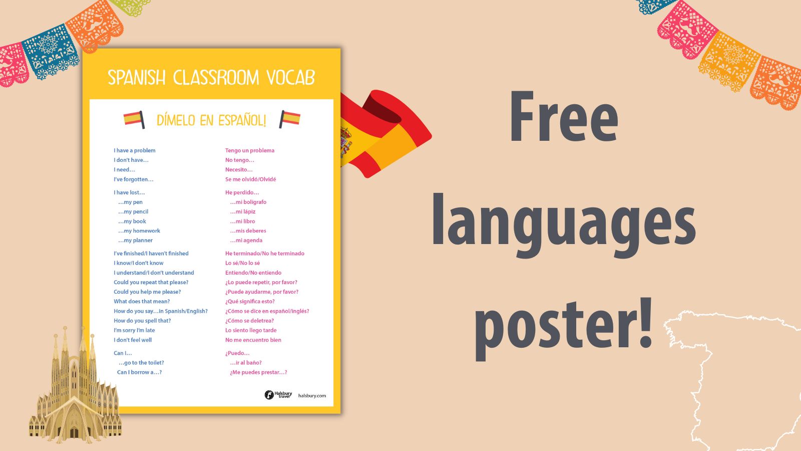 Spanish Classroom Vocabulary