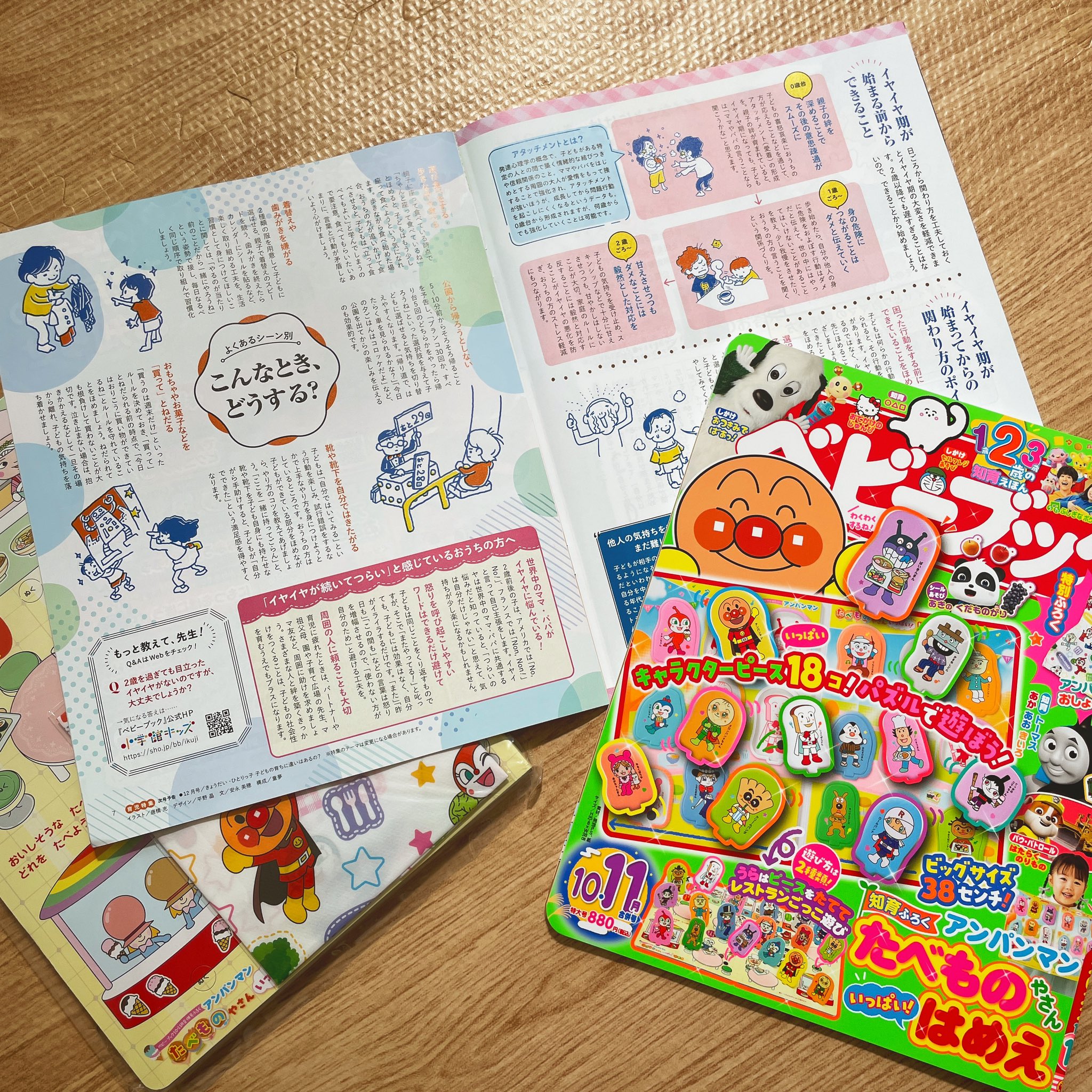 TOKYO−VILLAGE on Twitter: "小学館 『ベビーブック 10•11月合併号』ふろく「もっとベビーブックwith HugKum」にイラストを描かせていただきました。お声がけ ...