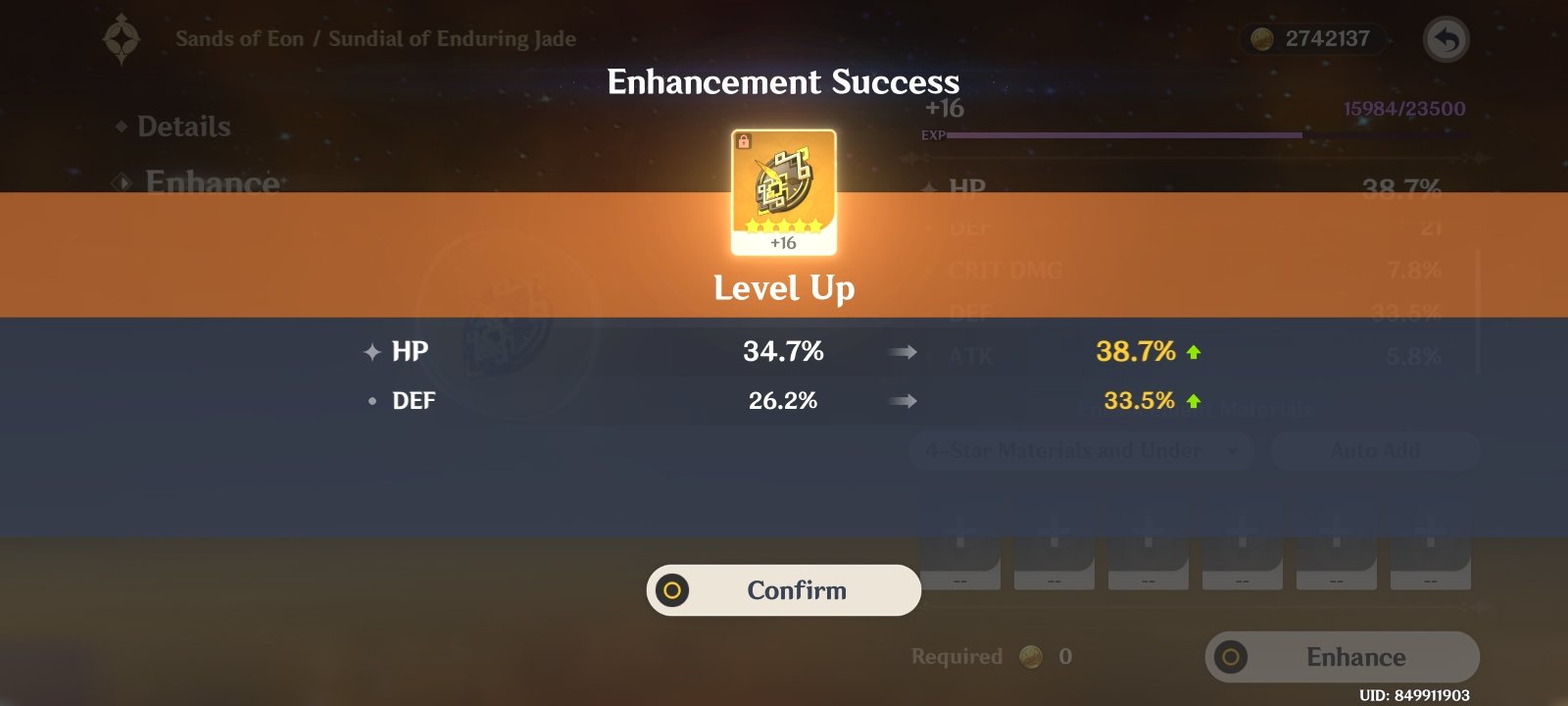 ehek on Twitter: "@GenshinImpact greatt thank you for the stats https://t.co/pzdlTajhYl" / Twitter