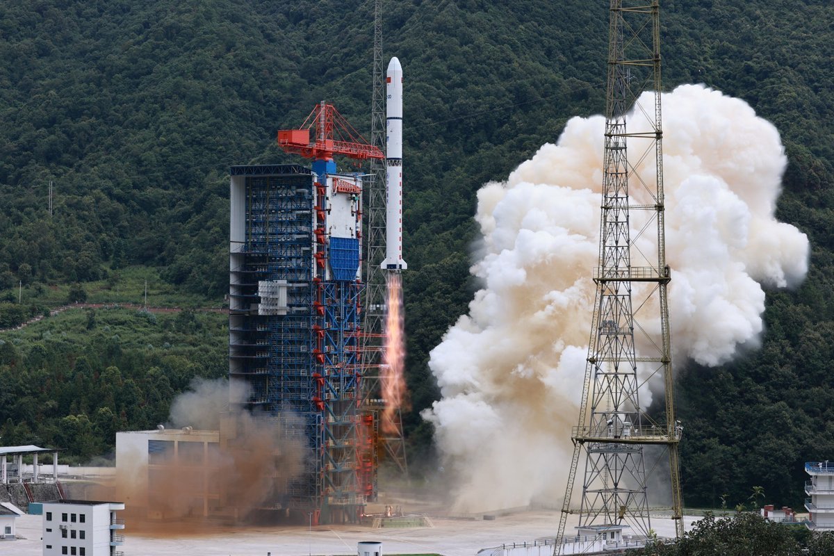 China on Tuesday successfully sent a remote sensing satellite group ...