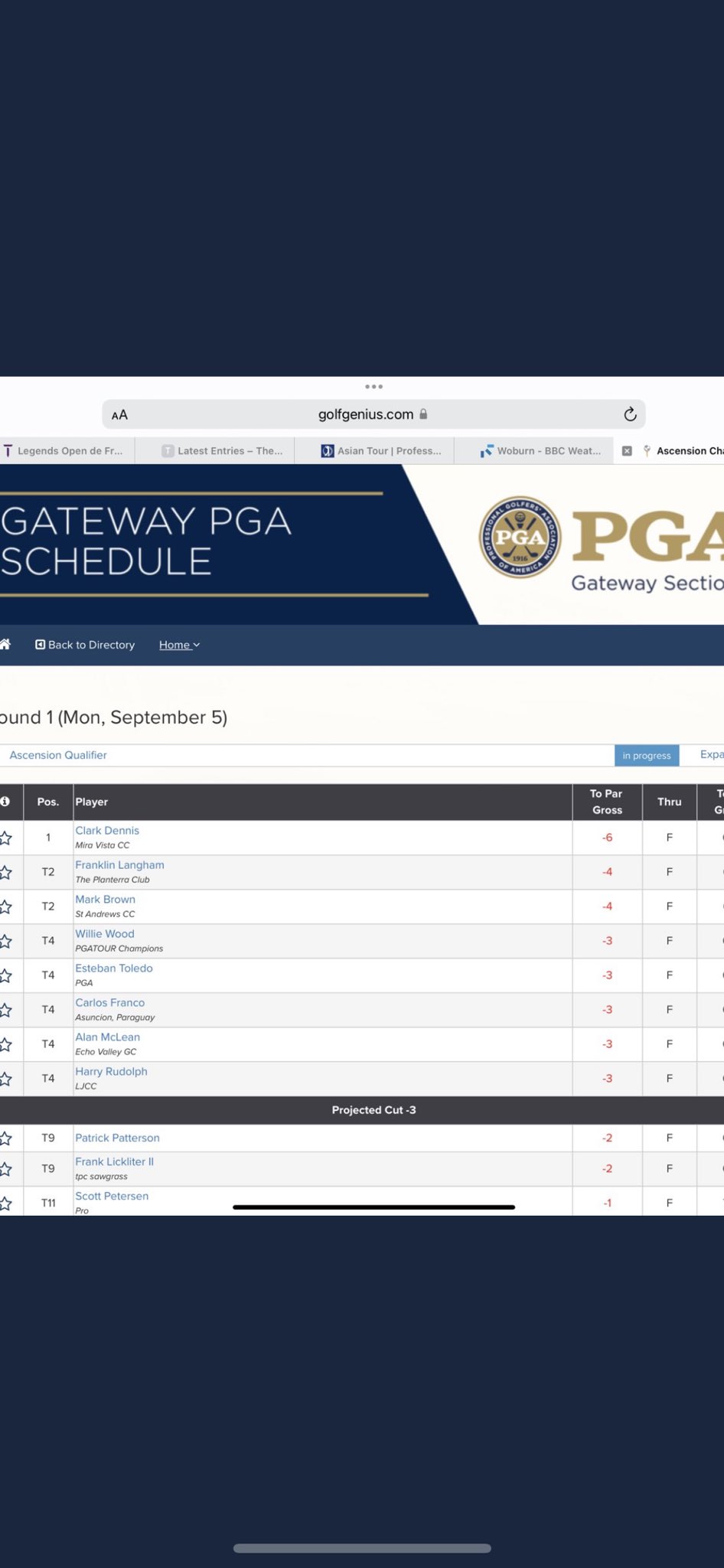 David Carter on Twitter: "Many congratulations to my Man @cdennisgolf who’s Qualified for this ...