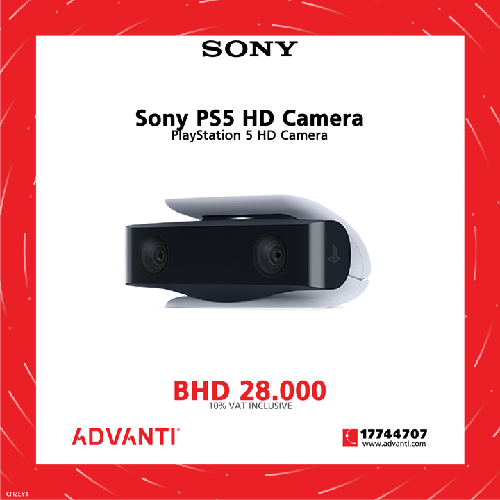 ADVANTI Bahrain on Twitter: "⬇ PLAYSTATION 5 HD CAMERA ⬇ 🔥 Sony PS5 HD Camera 🔥 PRICE: BHD 28. ...