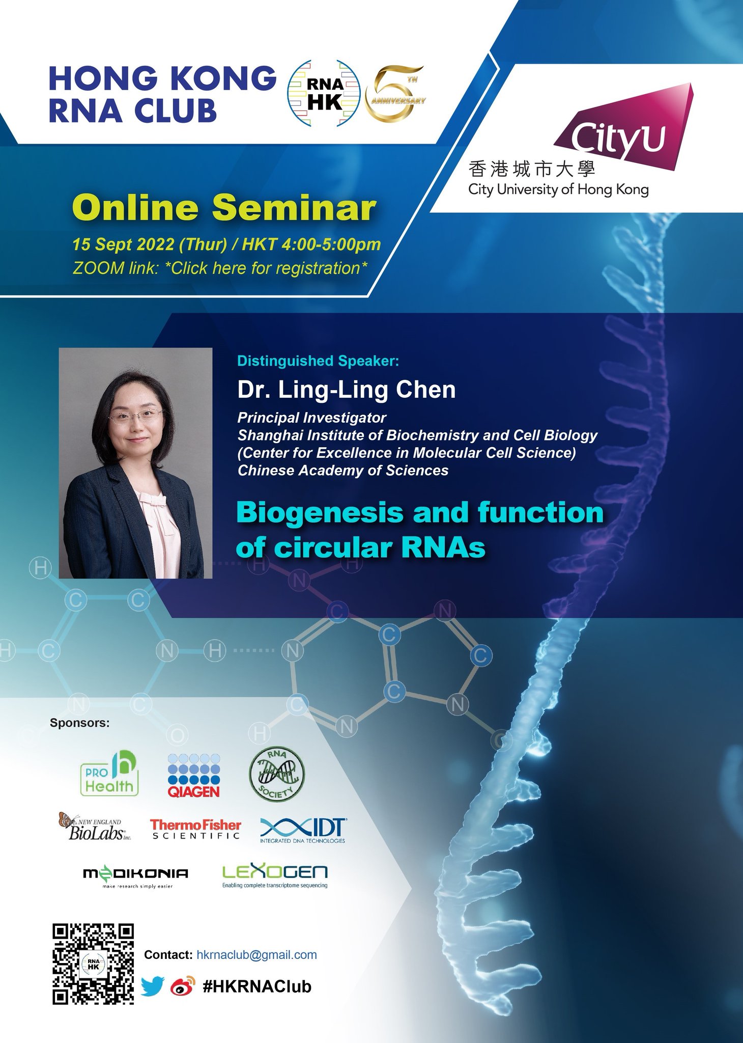 HKRNAClub on Twitter: "The #HKRNAClub Sept seminar is coming via ZOOM! This time we are honoured ...