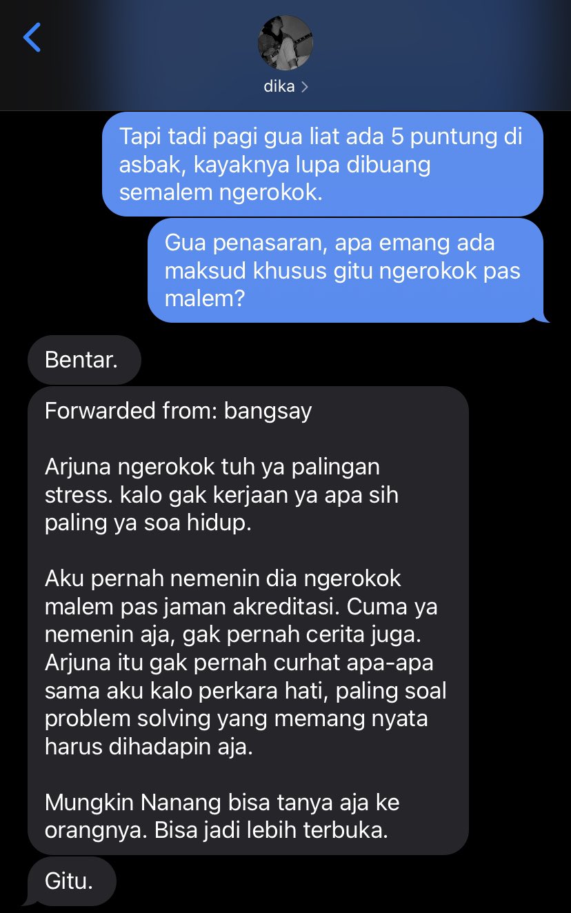REST TILL NEWYEAR on Twitter: "Mahardika, sobat kentelnya Nanang. Seangkatan masuk kuliah tapi ...