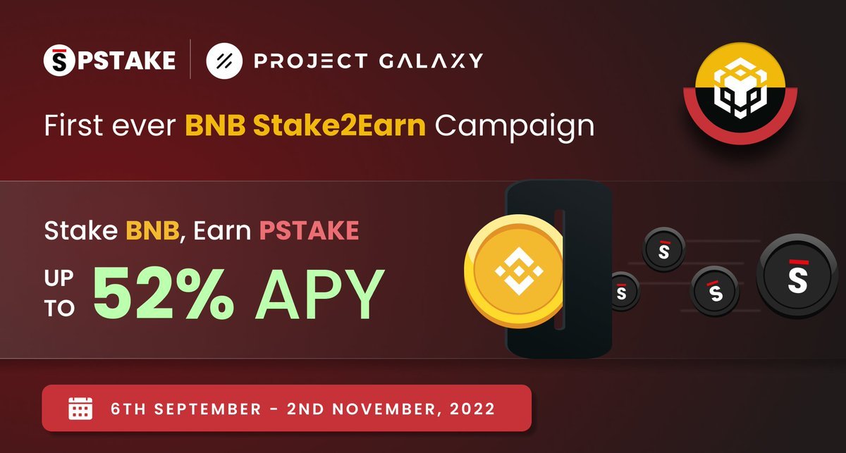 Project Galaxy on Twitter: "Welcome to the first ever @BNBCHAIN Stake ...