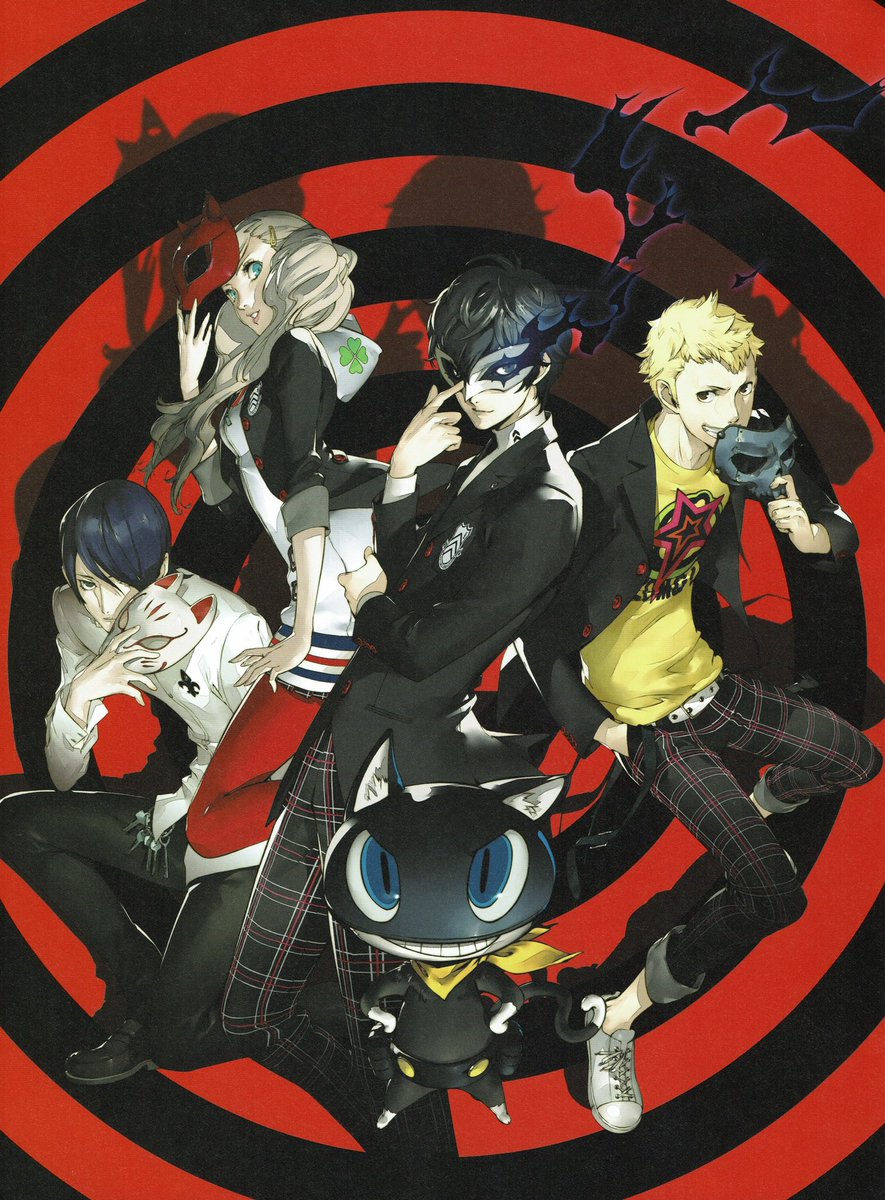Persona 5 - promotional artwork VideoGameArt&Tidbits @vgartandtidbits