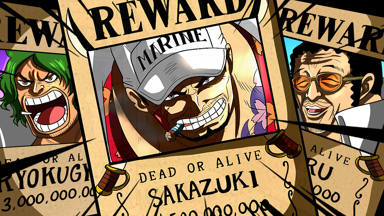 Liam Does Things on Twitter: "MARINE BOUNTIES ARE HERE! (You Won't Believe Sakazuki's!) https ...