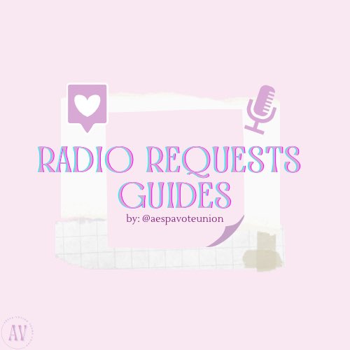 RADIO REQUESTS GUIDE / Twitter