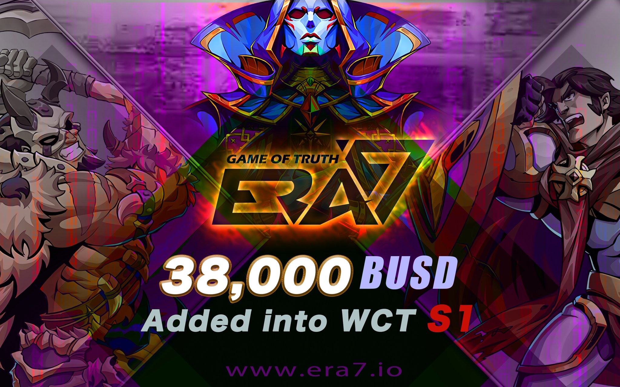 Era7: Game of Truth on Twitter: "– WCT Season 1 Prize Pool Boost: BUSD Rewards Added! – To ...
