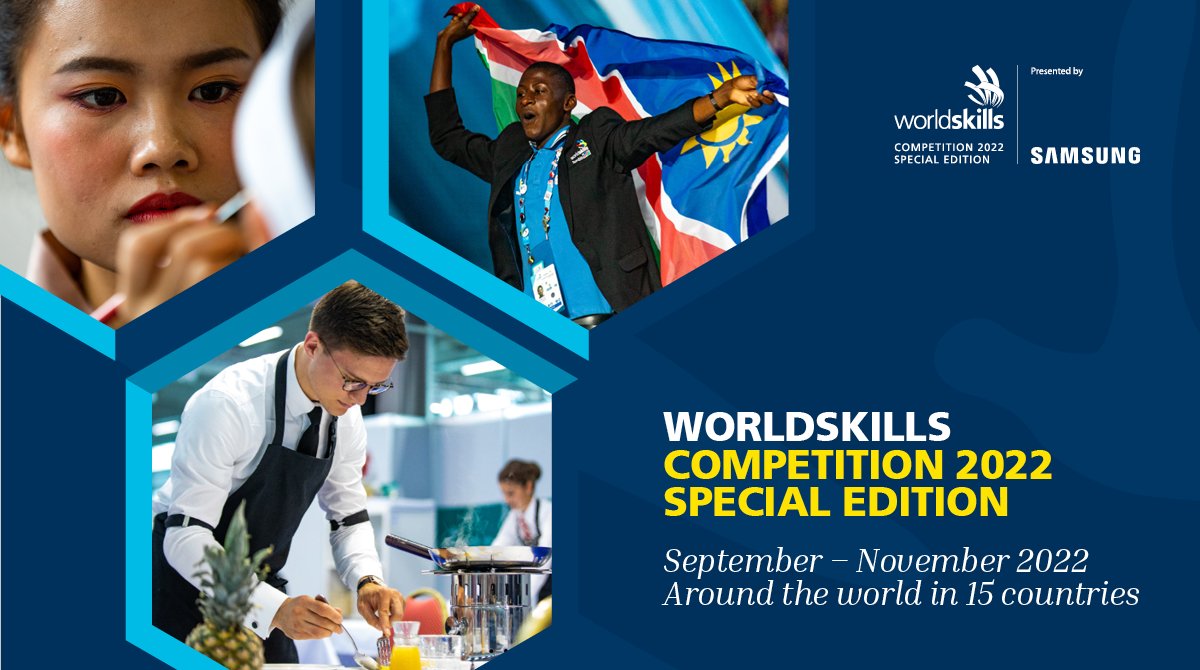 WorldSkills on Twitter: "The countdown is ON 🎉 for #WorldSkills Competition 2022 Special Edition ...