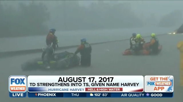 Remembering Hurricane Harvey 5 years later / Twitter