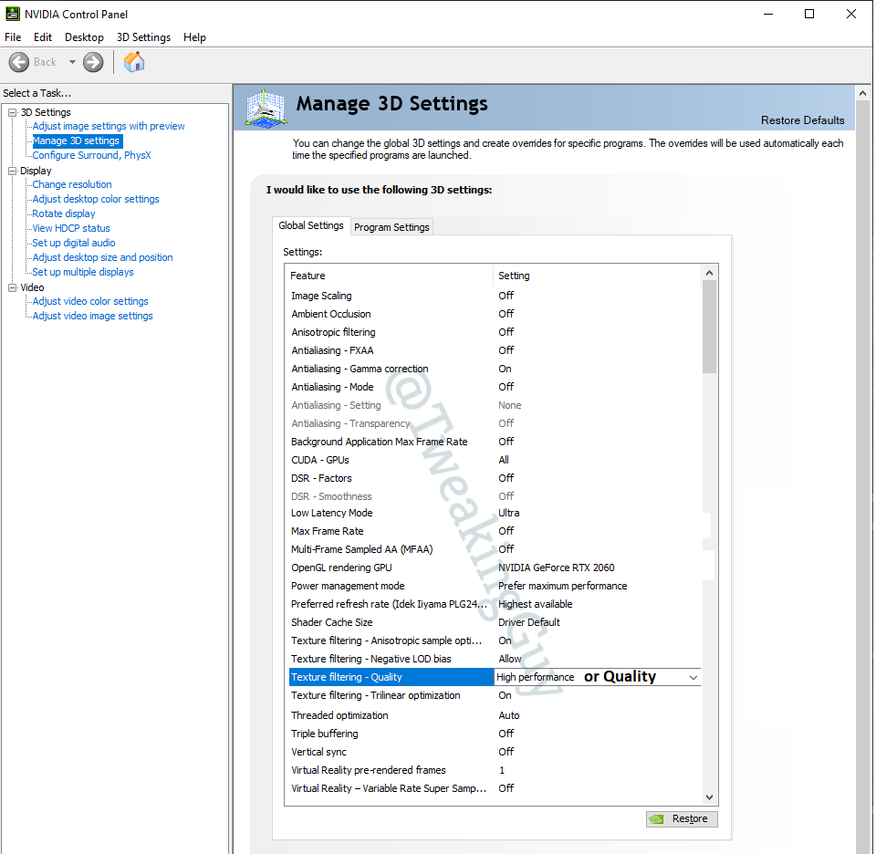 TweakingGuy on Twitter: "These have shown me the lowest input lag and the highest FPS in ...