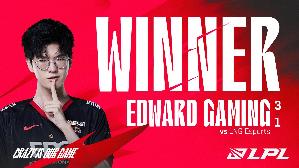 LPL on Twitter: "Bringing the fight or stopping theirs, Jiejie did it all to lead @EDG_Edward to ...