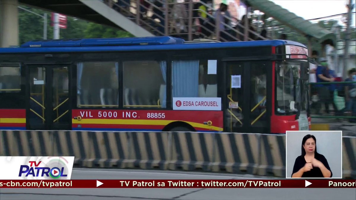 TV Patrol on Twitter: "Hanggang Disyembre lang ang libreng sakay sa EDSA bus carousel dahil ...