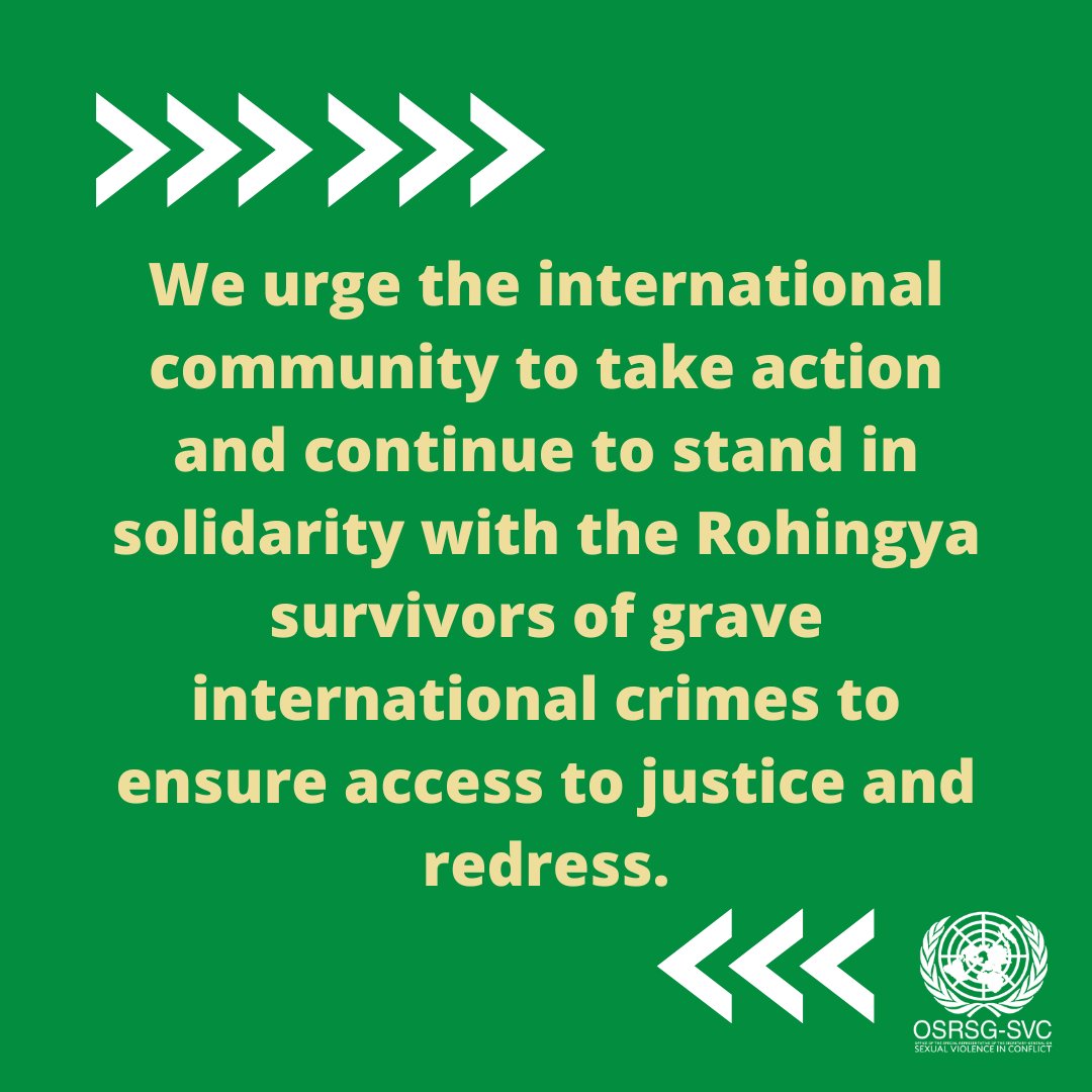 Un Against Sexual Violence In Conflict On Twitter ππππ ππππππππ