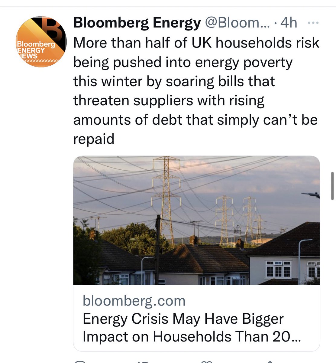 20M US homes behind in gas & electricity bills 50% of UK households ...