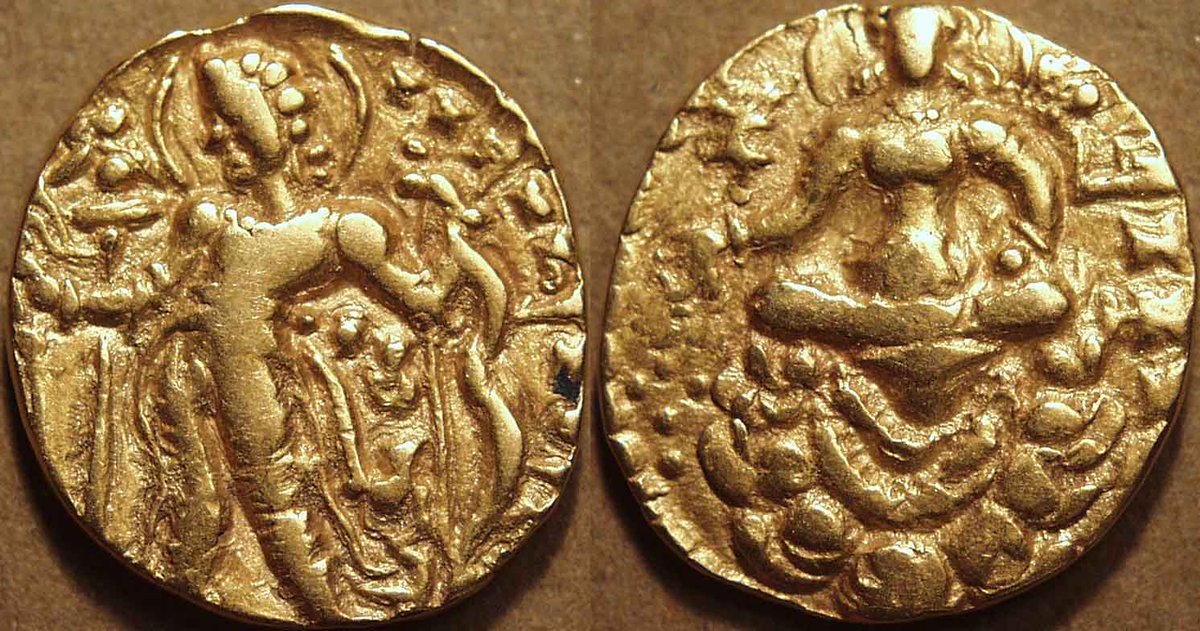 🧵Gold Coins of Emperor Chandragupta II Emperor Chandragupta continued ...