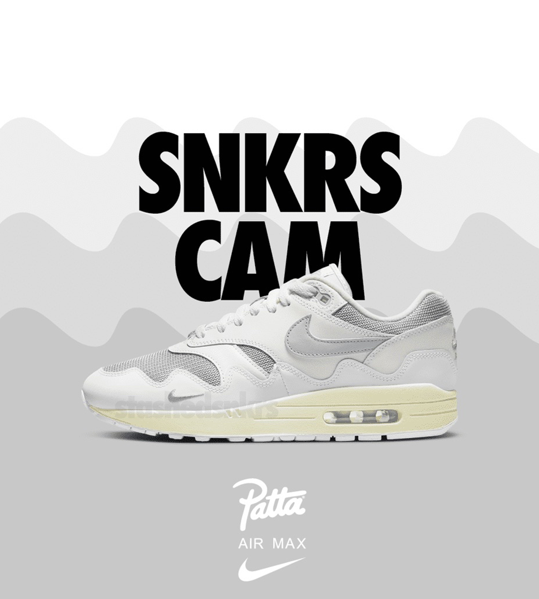 Stashed SNKRS on Twitter: "TOMORROW ON SNKRS EU SNKRS CAM: PATTA x NIKE AIR MAX 1 https://t.co ...