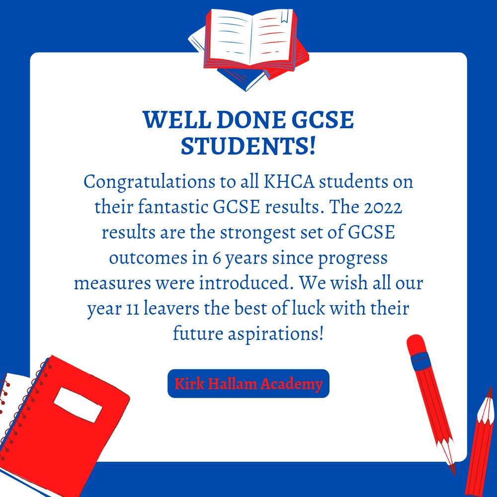 KHCA on Twitter: "Congratulations to our GCSE students on their results ...