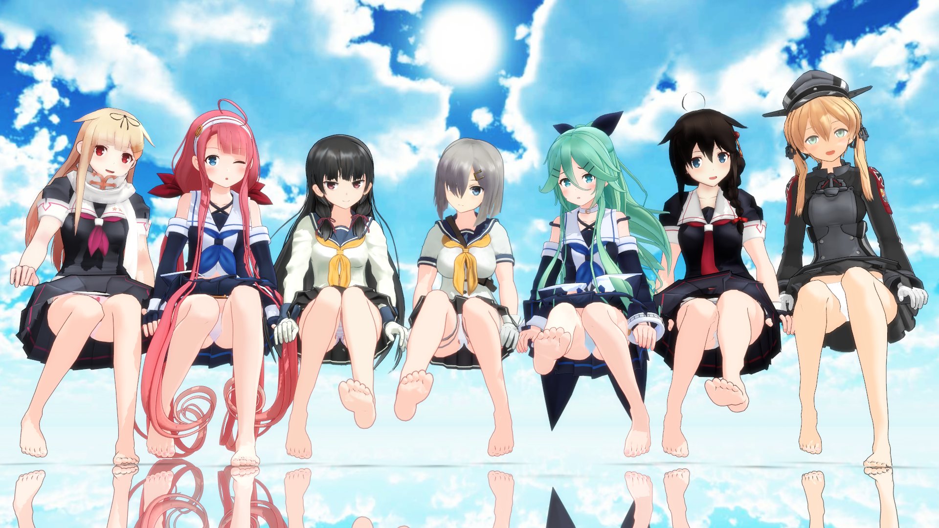 MMDをやる一般男性 on Twitter: "生足な艦娘たちの、えっちで可愛い足裏です。 素足でスリスリしてほしいですね。 #MMD https://t.co/5NHH4p5gU6 ...